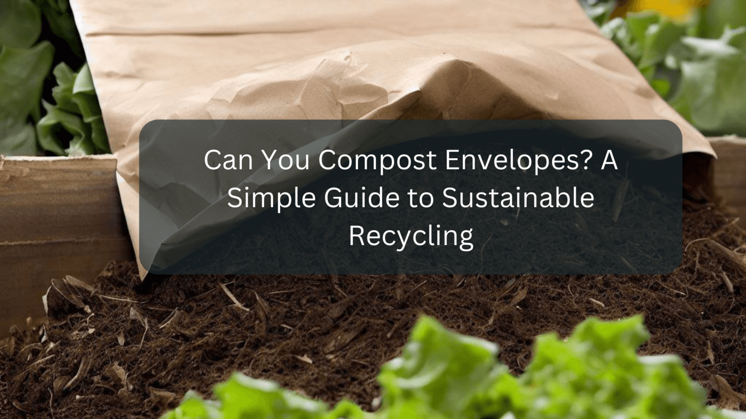 Can You Compost Envelopes? A Simple Guide to Sustainable Recycling ...